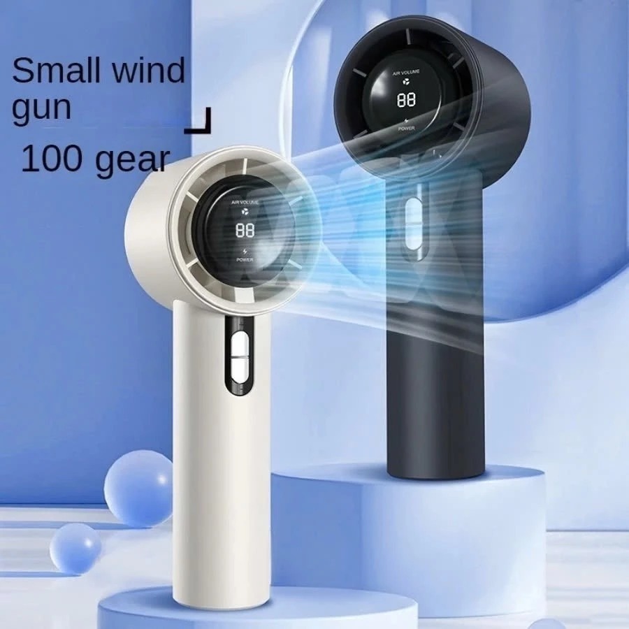 Quạt Turbo Mini pin 3000 mAh có thể sạc lại, cầm tay, di động, gió mạnh ...