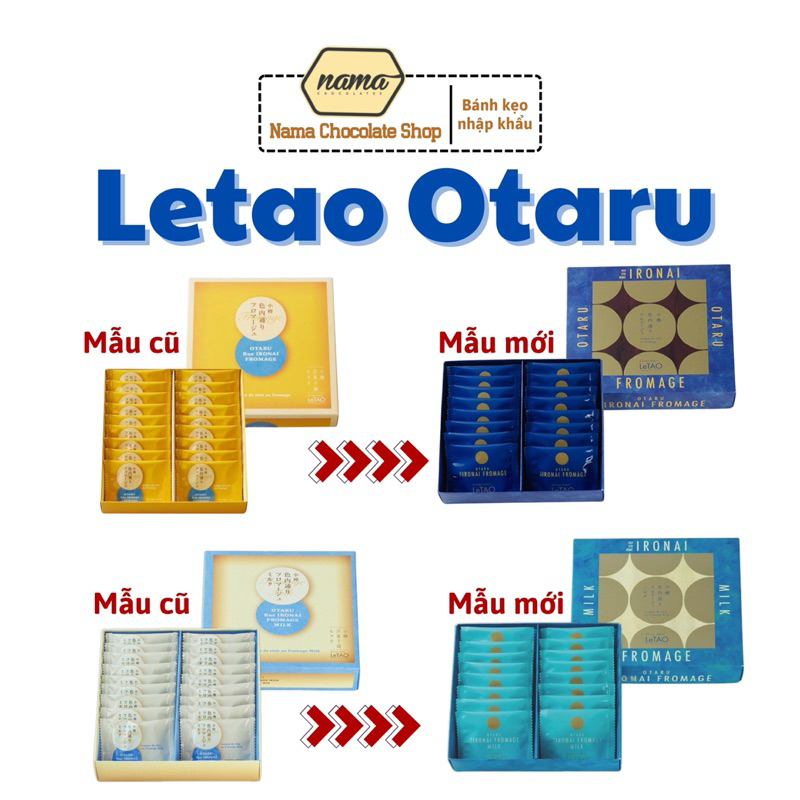 Bánh Cookies Letao OTARU Rue IRONAI FROMAGE (hộp 16bánh) - Bánh quy phô mai đồng xu Nhật Bản ...