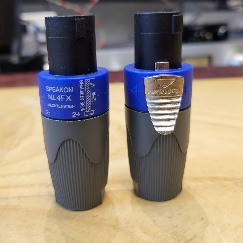 Jack Speakon Neutrik NL4FX cao cấp nhập khẩu, giắc 4 pin cho loa full ...