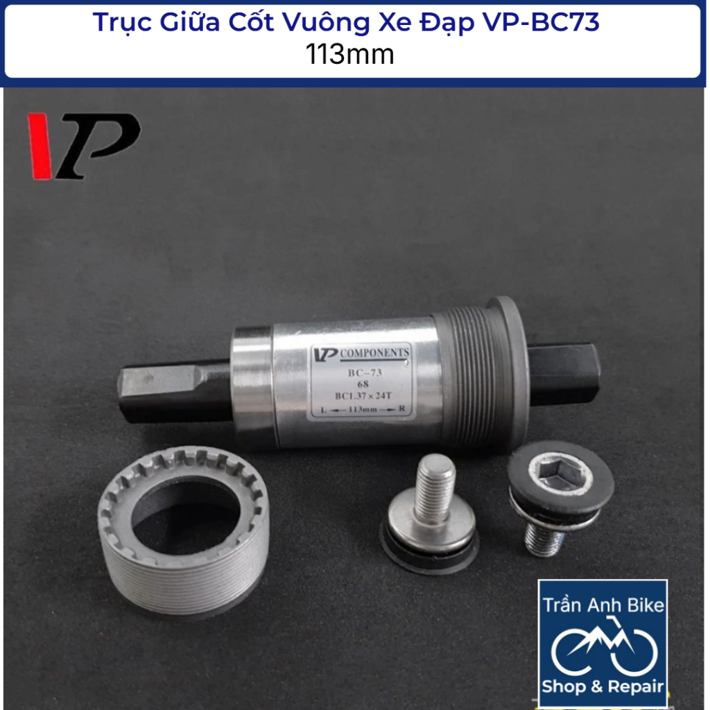 Trục Giữa Cốt Vuông Xe Đạp VP-BC73 113mm | Shopee Việt Nam