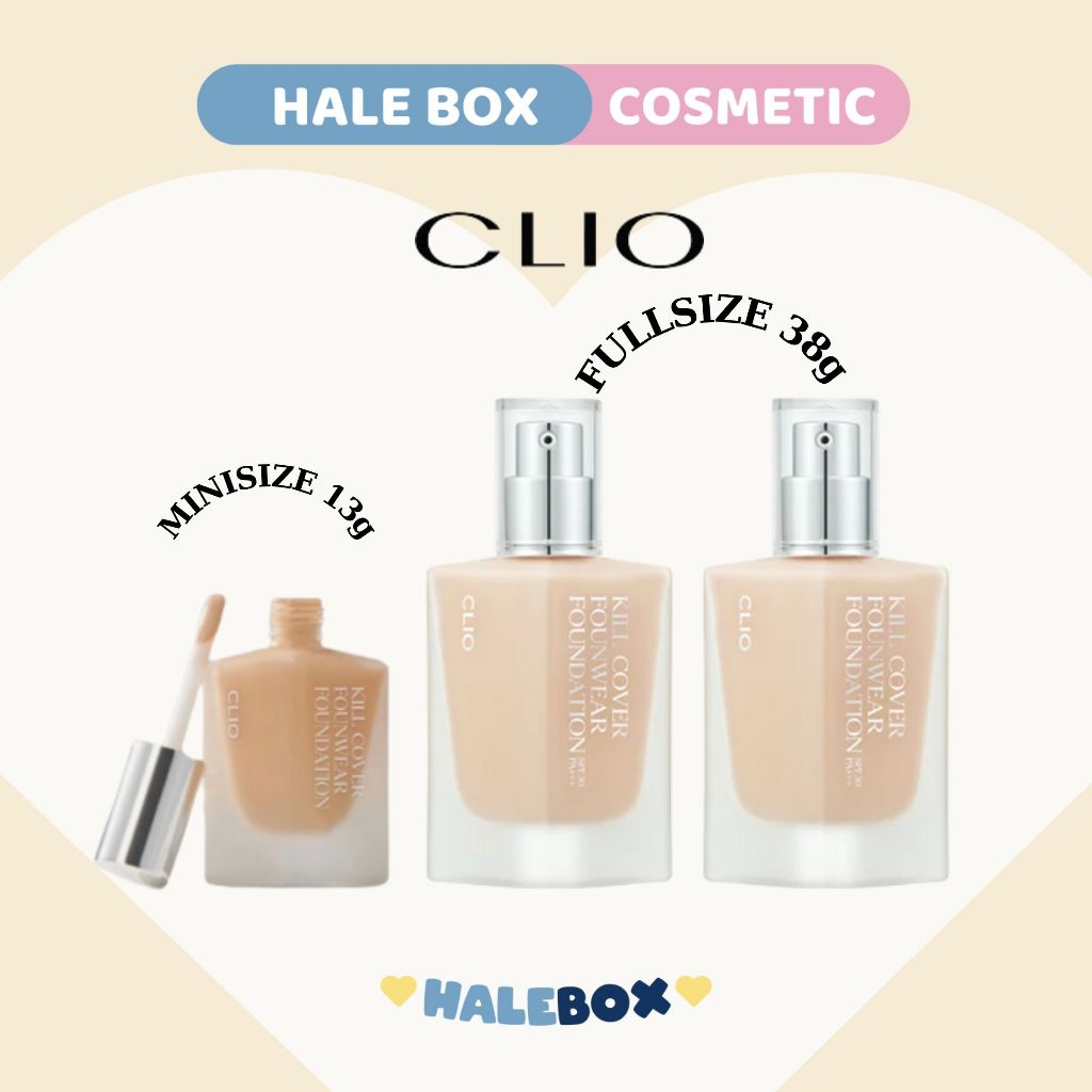 Kem Nền Clio Kill Cover Founwear Foundation SPF30 PA+++ Mini 13g ...