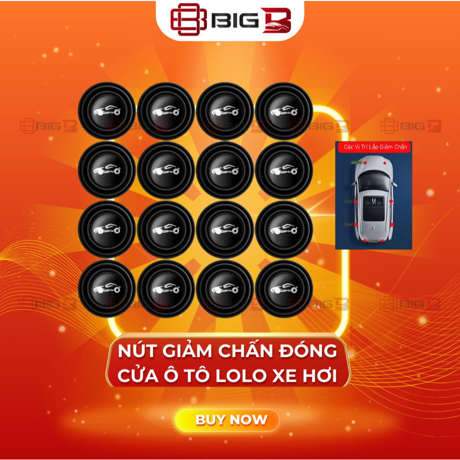 Nút Giảm Chấn Đóng Cửa Ô Tô Lolo Xe Hơi Thể Thao XẢ KHO Nút Giảm Lực Đóng Cửa Xe Hơi - Đệm Giảm ...
