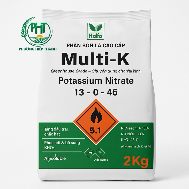 Phân bón Multi-K 2kg – Kali Nitrat 13-0-46 – Tan hoàn toàn, tăng đậu trái, chắc hạt | Shopee ...