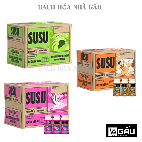 Sữa Chua SuSu Vinamilk 80ml (Thùng 48 chai) | Shopee Việt Nam