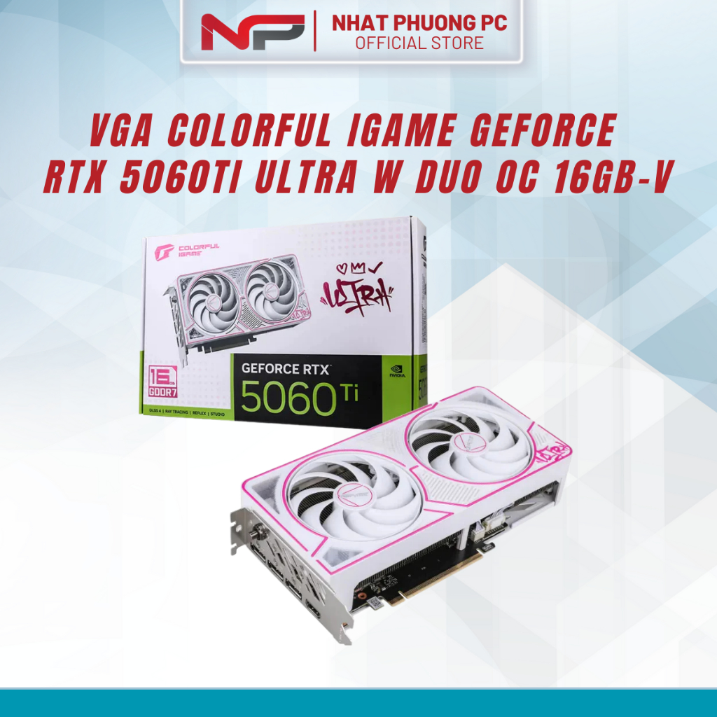CARD MÀN HÌNH COLORFUL IGAME GEFORCE RTX 5060 TI ULTRA W DUO OC 16GB-V | Shopee Việt Nam