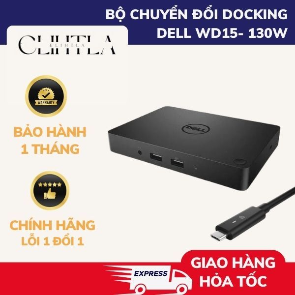 Bộ chuyển đổi Docking Dell WD15-130W | Shopee Việt Nam