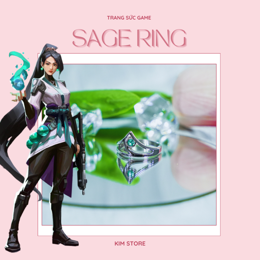 Nhẫn Sage Valorant - Sage Ring - Chất Liệu Titan Cao Cấp Chống Gỉ ...