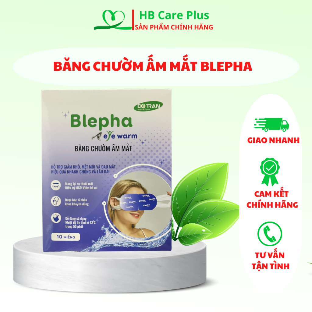 Băng chườm ấm mắt Blepha Eye Warm - Hỗ trợ giảm khô, mỏi mắt | Shopee ...