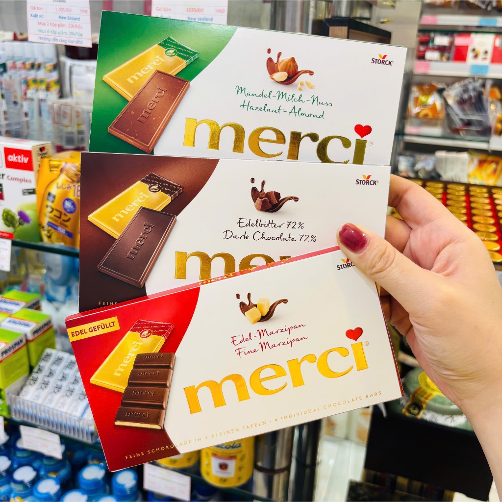 Socola Merci Thanh 100g - xuất xứ Đức | Shopee Việt Nam