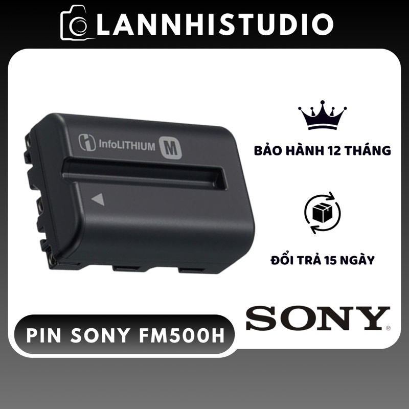 Pin máy ảnh Sony NP-FM500H Tương thích với các dòng máy: Sony Alpha DSLR: A100, A200, A300, A350 ...