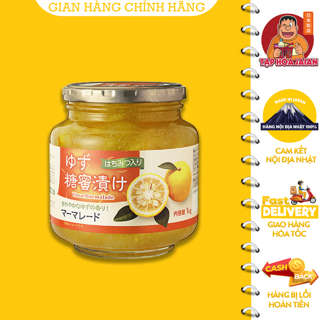 Mứt Chanh Mật Ong Hương Trái Cây Yuzu Marmalade 1kg - Hàng Nội Địa Nhật 100% | Shopee Việt Nam