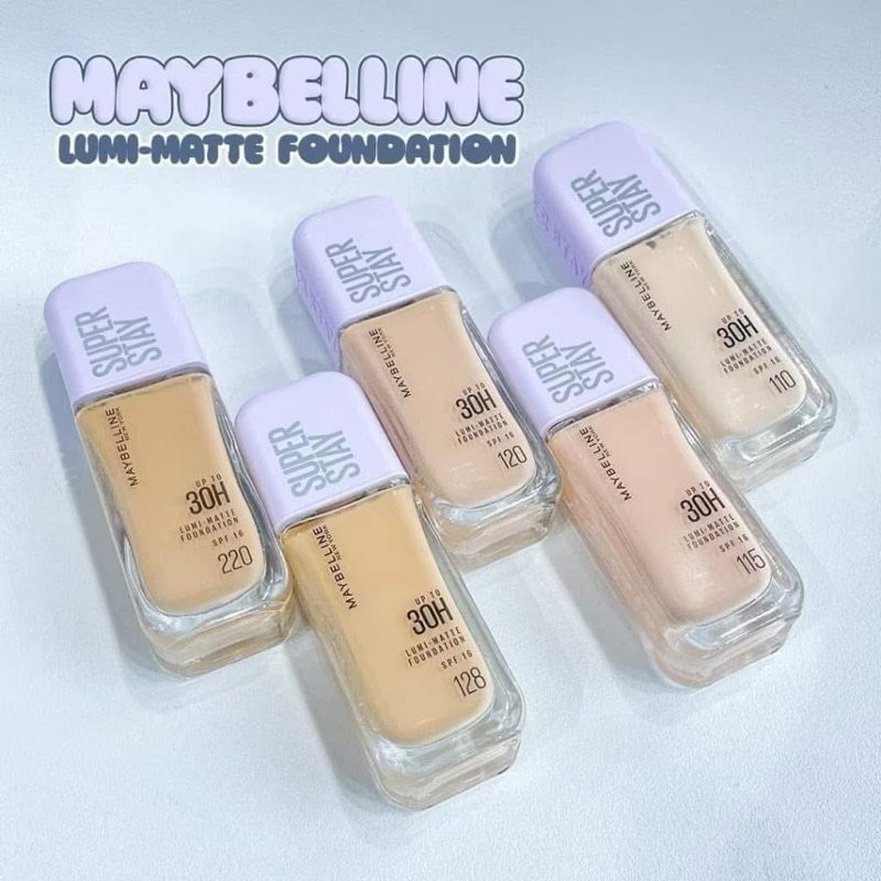 Kem Nền Bắt Sáng, Che Phủ Maybelline Super Stay Up To 30H Lumi-Matte Foundation 35ml | Shopee ...