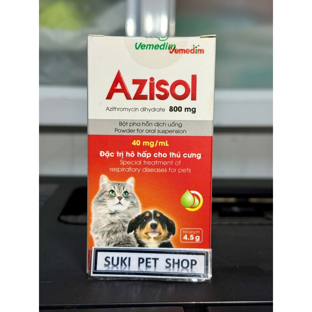 AZISOL - ( 40mg / ml ) - SẢN PHẨM HỖ TRỢ HÔ HẤP CHO CHÓ MÈO - HÀNG ...