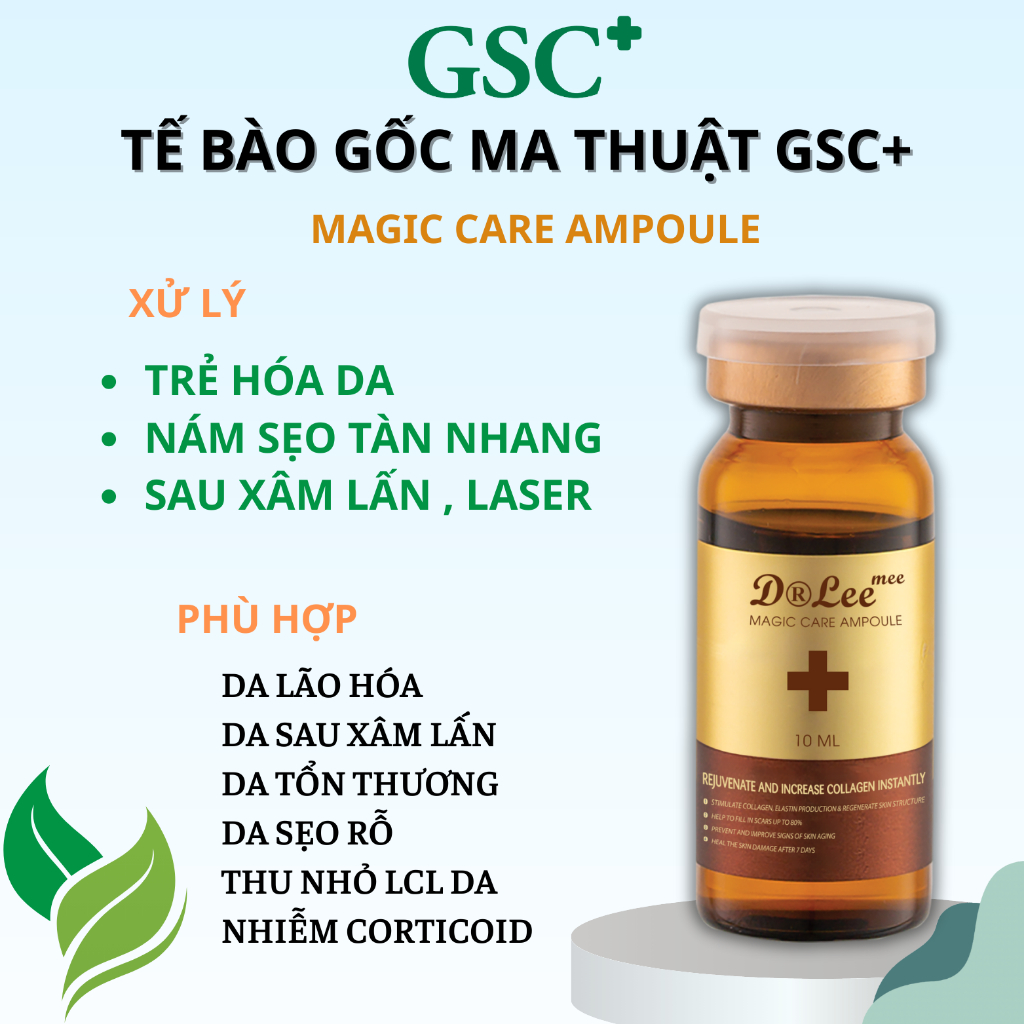 GSC+ Tế bào gốc sẹo, xóa nám, phục hồi da, magic care ampoule, tăng ...