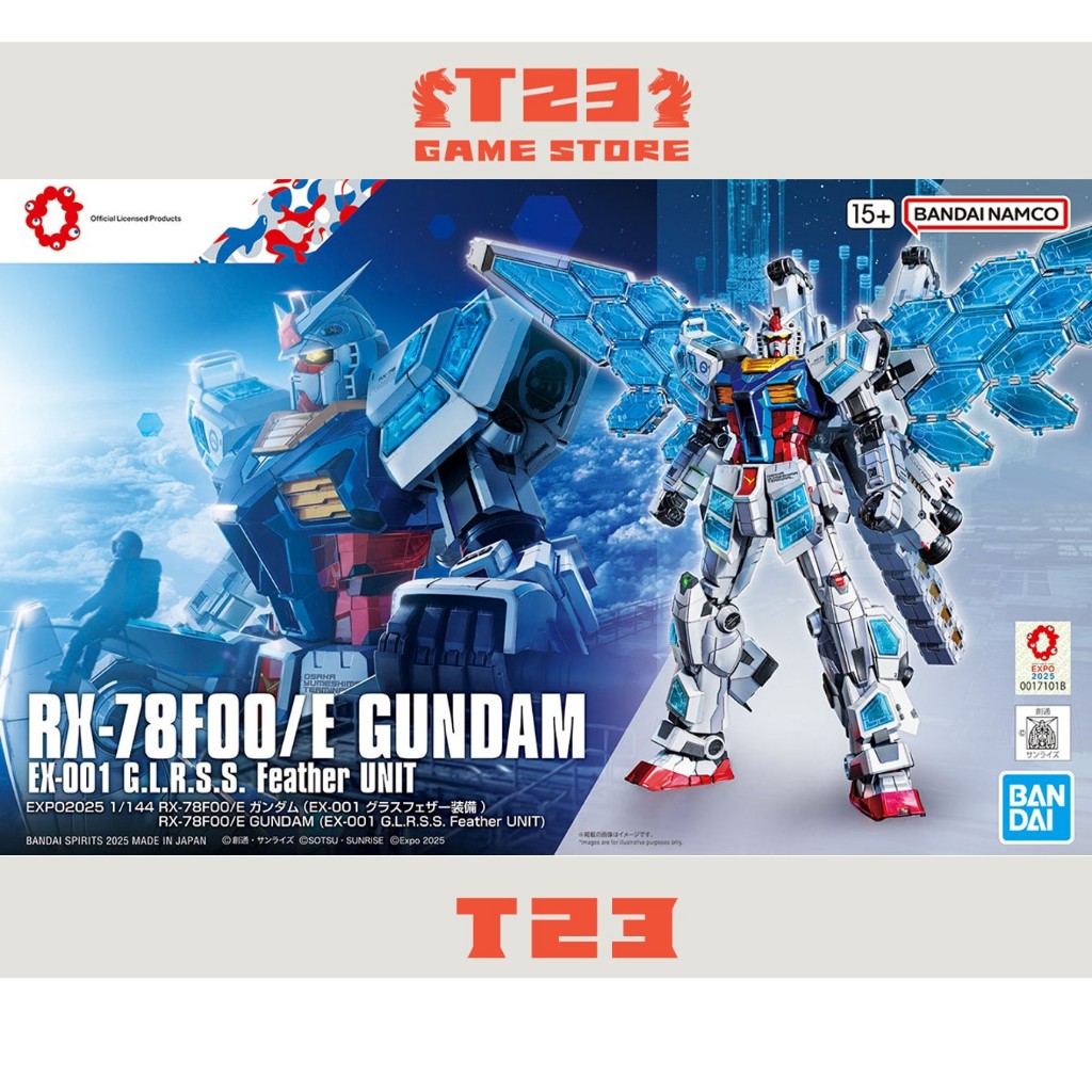 Mô hình RX-78F00/E Gundam (EX-001 G.L.R.S.S Feather UNIT) - 1/144 - EXPO 2025 - MÔ HÌNH GUNDAM ...