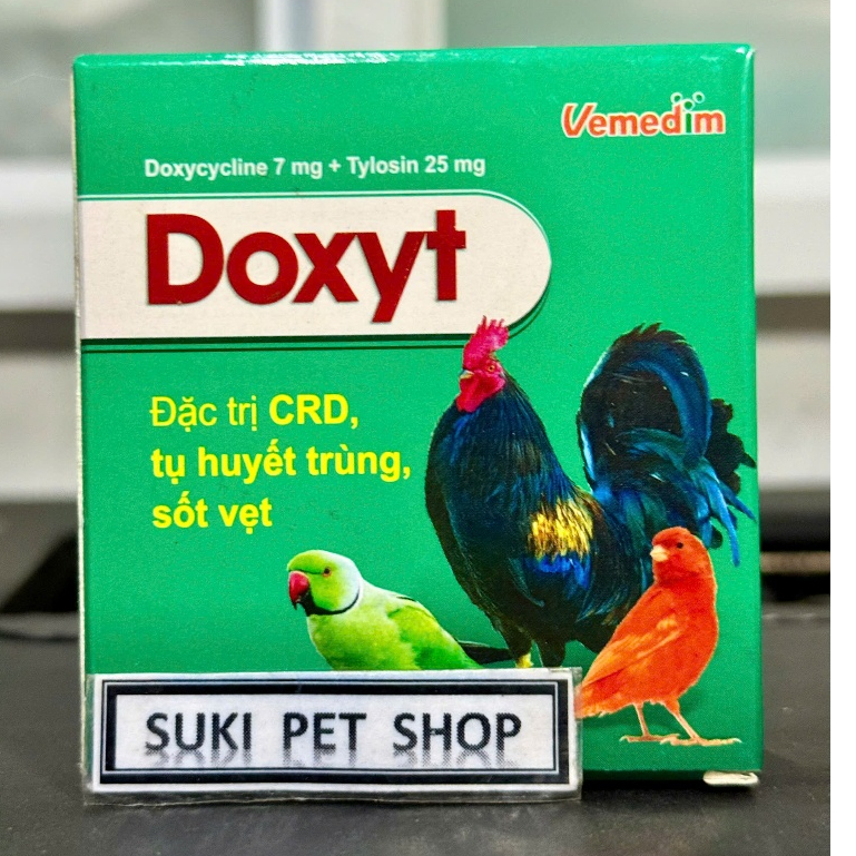 DOXYT - [ NGUYÊN HỘP 10 VIÊN ] - HỖ TRỢ HÔ HẤP VÀ TIÊU HÓA CHO CHIM ...