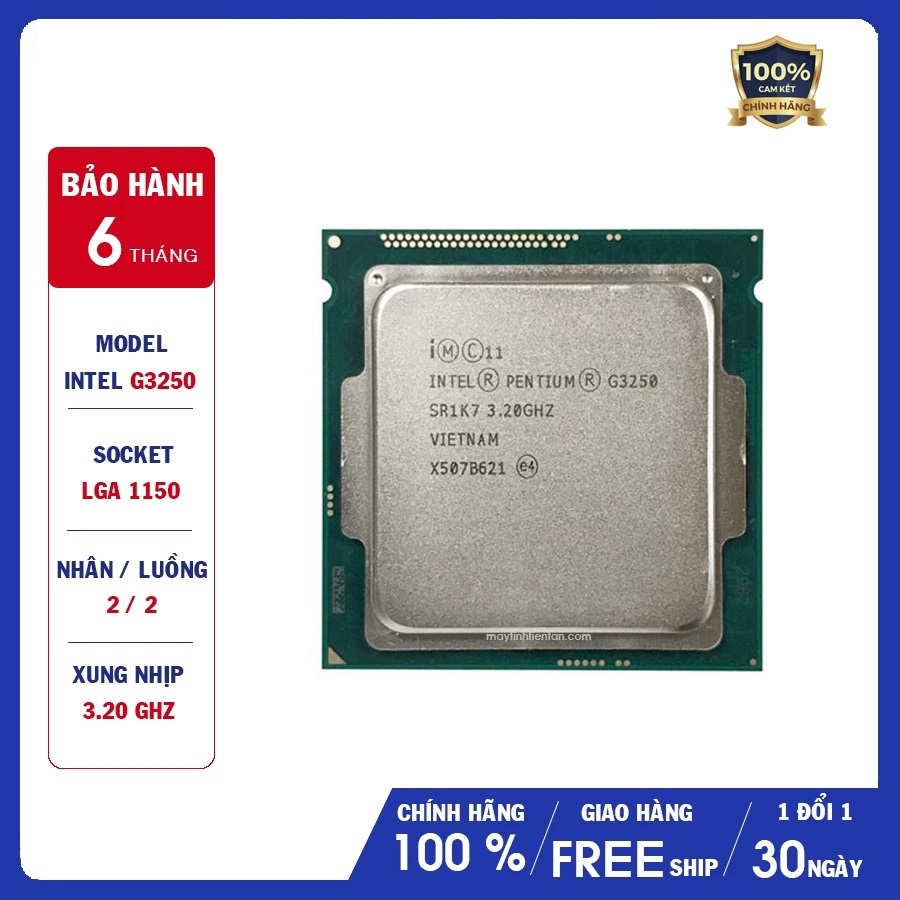 CPU Intel Pentium G3250 (3.20 GHz) đẹp chính hãng | Shopee Việt Nam