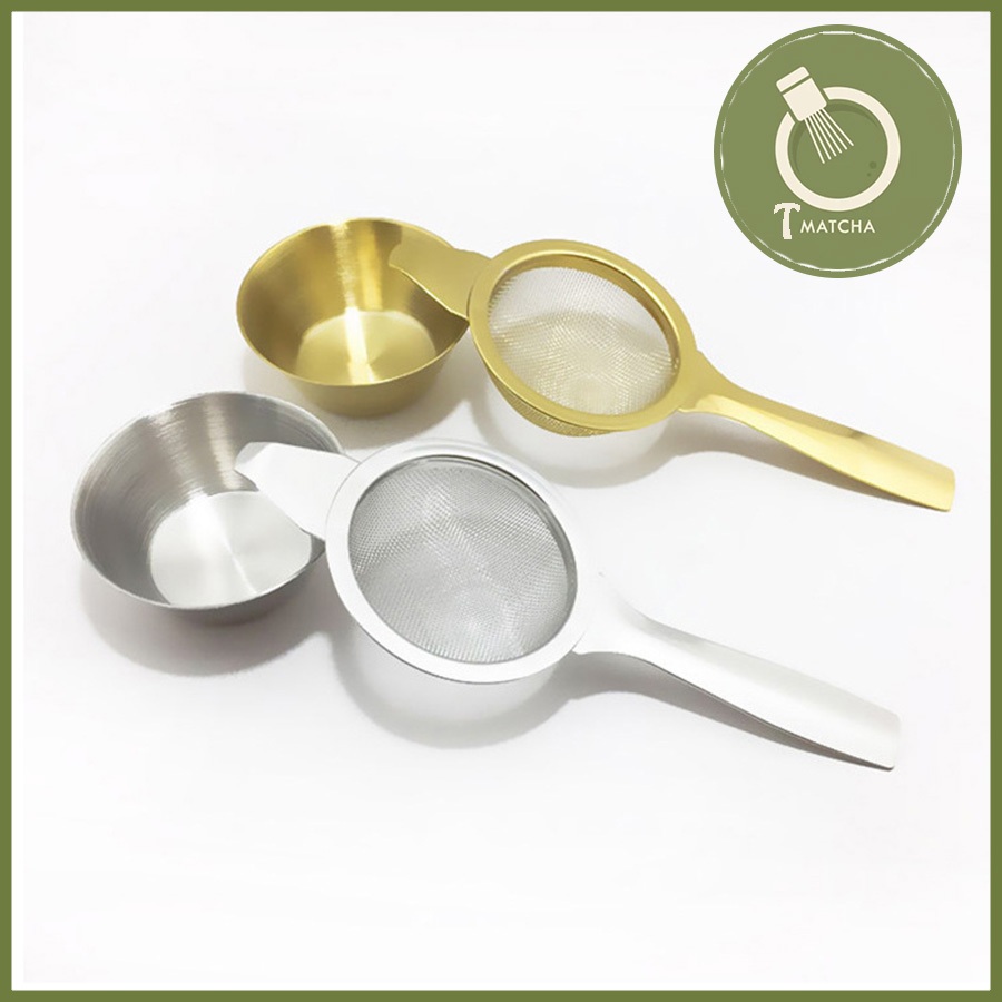 Rây lọc bột matcha kèm cốc hứng bằng inox 304 | Shopee Việt Nam