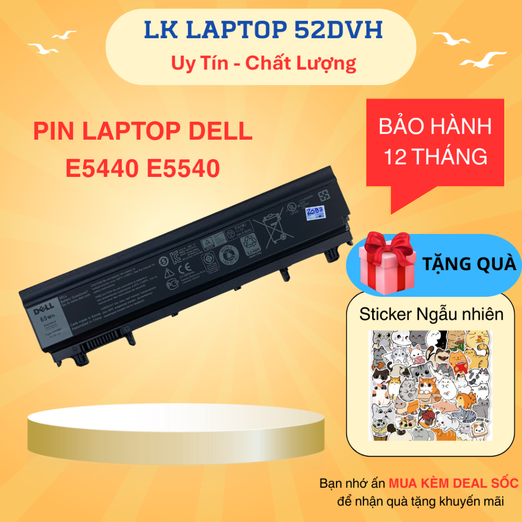 Pin Laptop Dell Latitude 5440 5540 E5540 E5440 VV0NF 451-BBIE 0CXF66 ...