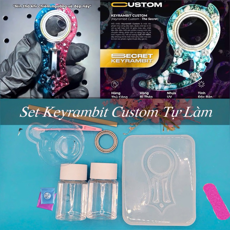 Keyrambit Custom. Combo keyrambit custom tự làm tại nhà bằng keo resin ...