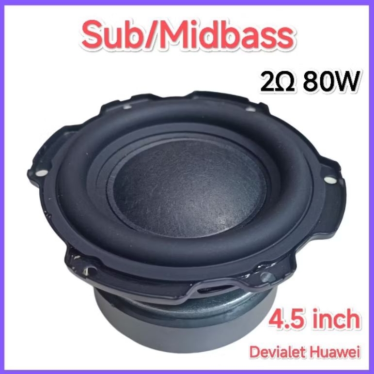 Củ loa Sub • Mid Bass Devialet Huawei 4.5inch 2Ω 80W loa siêu trầm DIY ...