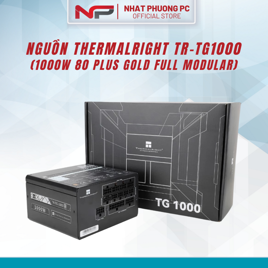 Nguồn máy tính Thermalright TR-KG750 TR-KG850 TG-1000 (750 - 1000W 80 Plus Gold Full Modular ...