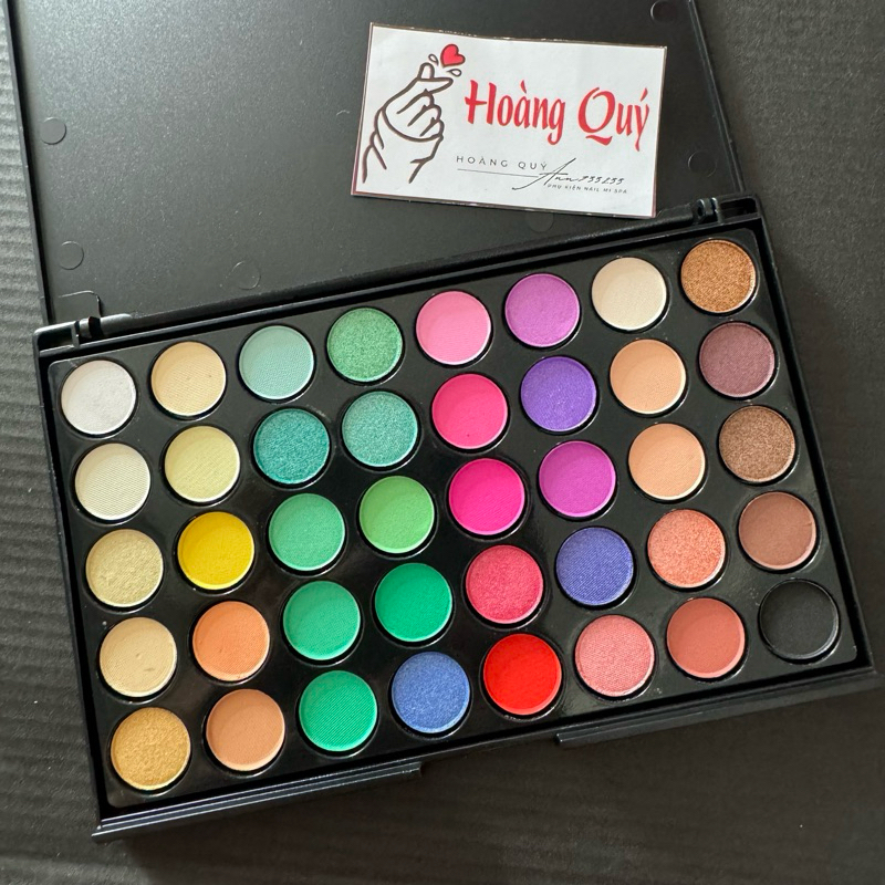 Bảng bột dặm Ombre 40 màu, bảng bột dặm Ombre nail - Hoangquy.233 | Shopee Việt Nam