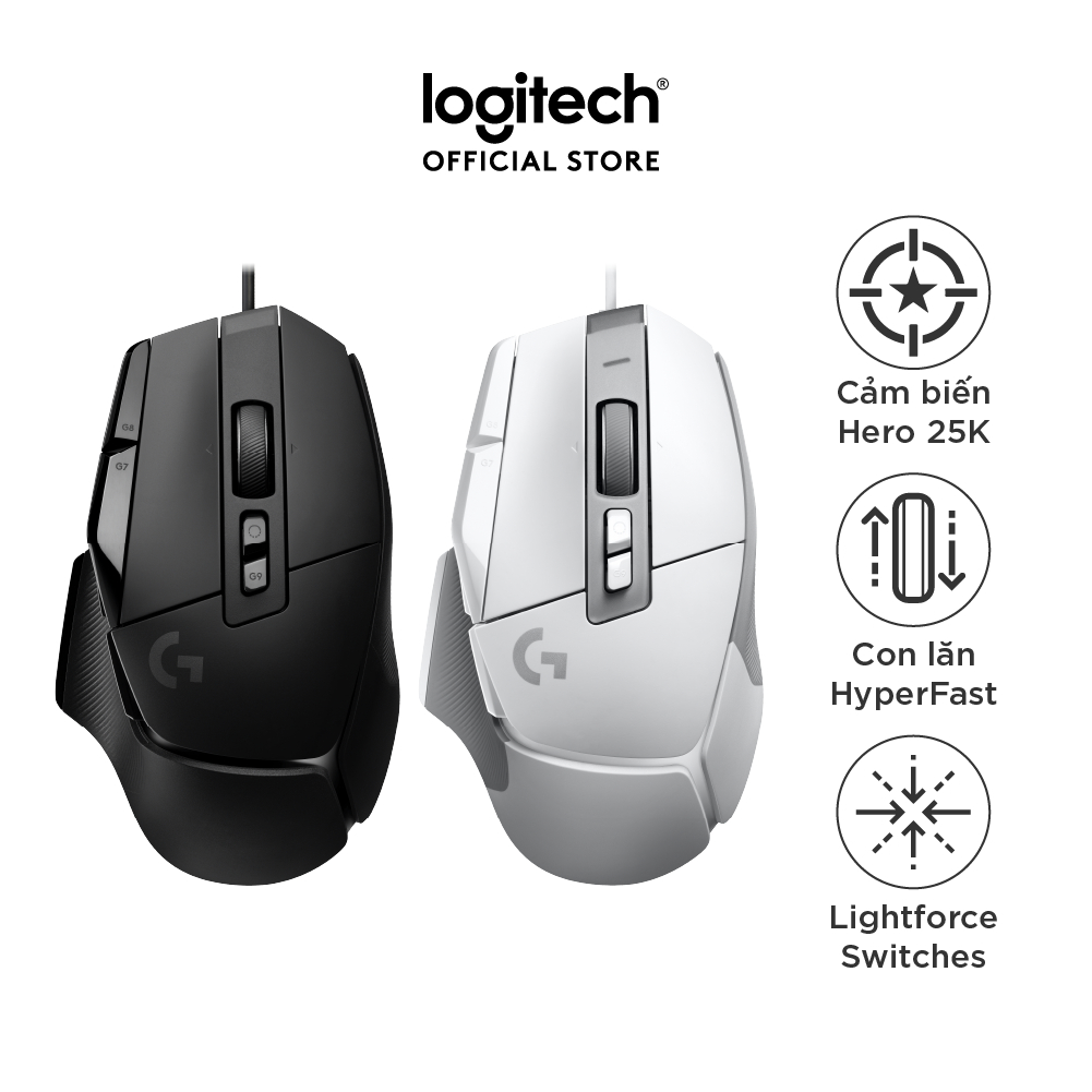 Chuột gaming có dây Logitech G G502 X – switch LIGHTFORCE hybrid, Cảm ...