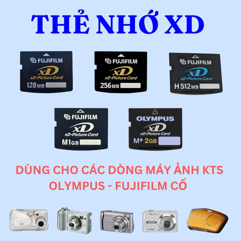Thẻ Nhớ XD-Picture Card – Dung Lượng 1GB/2GB – Dành Cho Máy Ảnh Fujifilm Olympus | Shopee Việt Nam