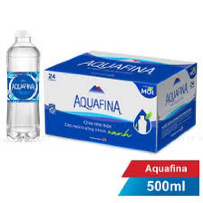 [ HỎA TỐC - 500ML] hùng nước Aquafina 500ml 24 chai nước tinh khiết -Thùng 24 chai nước suối ...