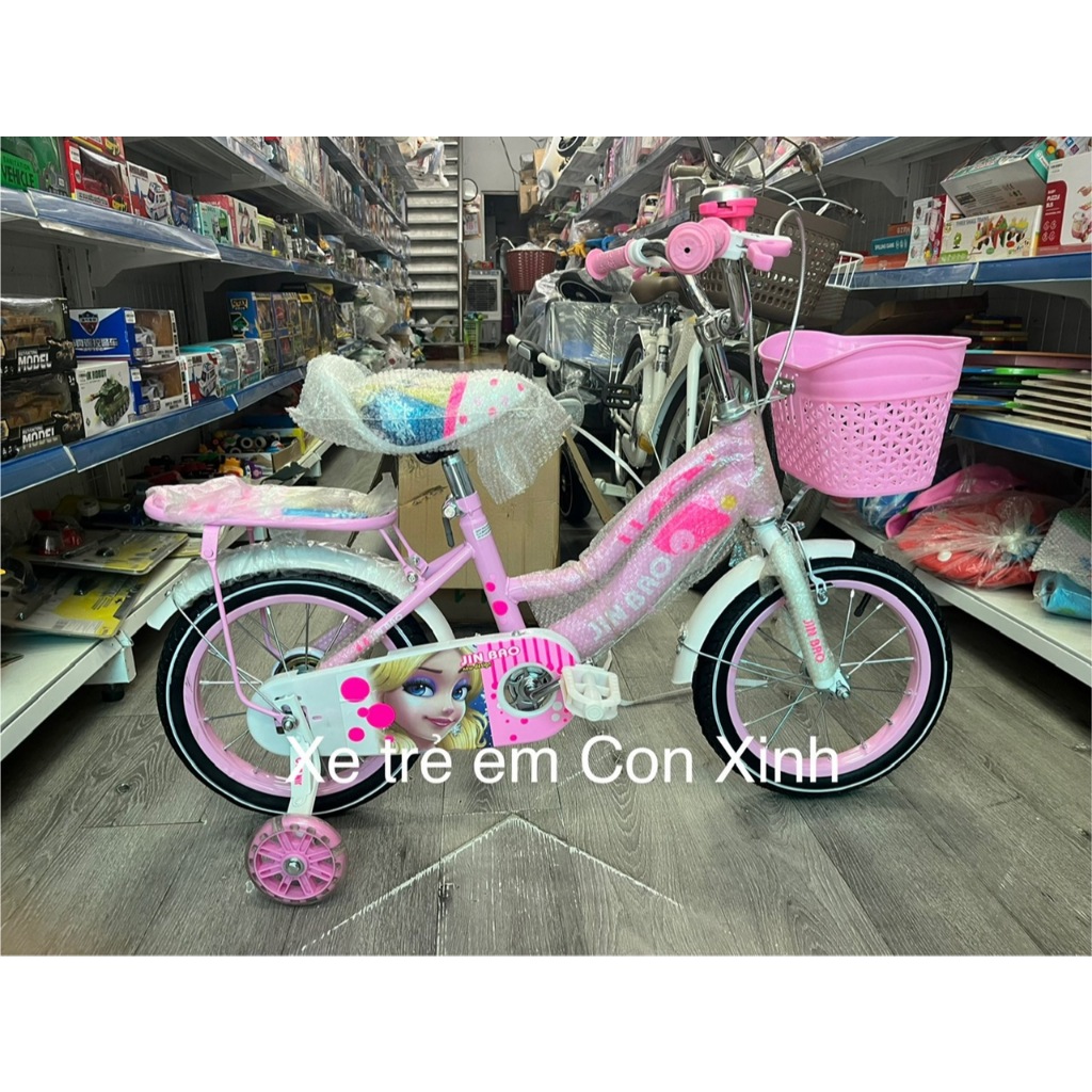 Xe đạp trẻ em hãng Jinbao Elsa, công chúa cho bé gái size 12/14/16/18 ...