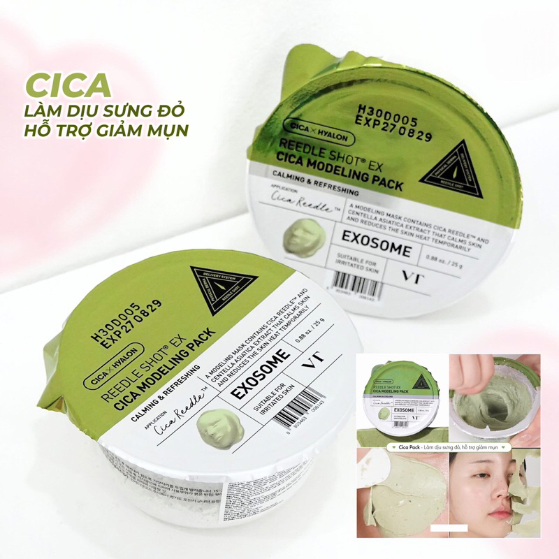 Mặt Nạ Dẻo VT Cosmetics Reedle Shot Ex CICA/ Modelling Pack 25g ...