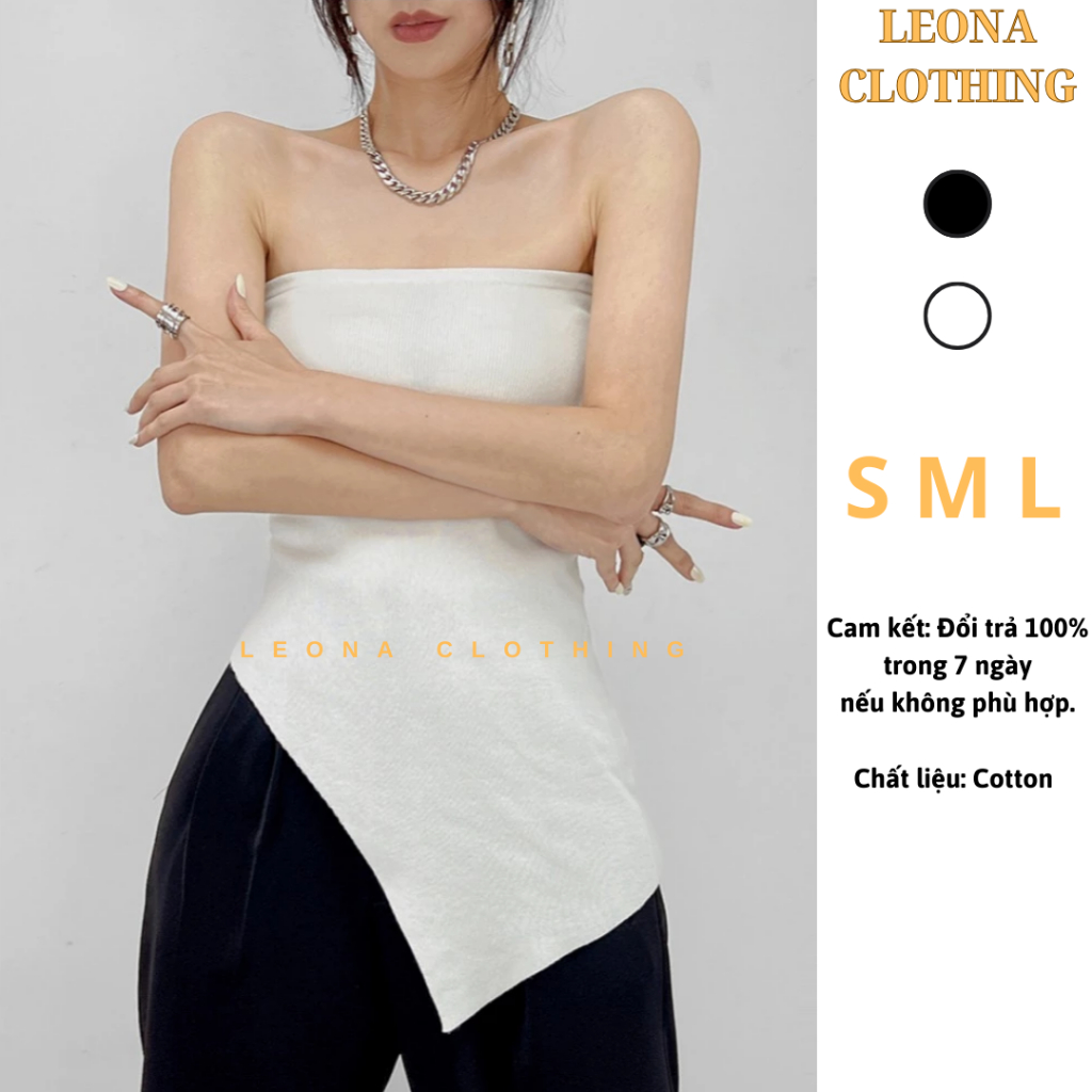 Áo Ống Lai Xéo - A48 - Leona Clothing | Shopee Việt Nam