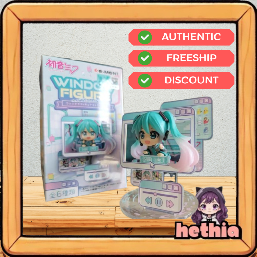 [CHÍNH HÃNG] - Re-ment: Hatsune Miku Window Figure Collection Display ...