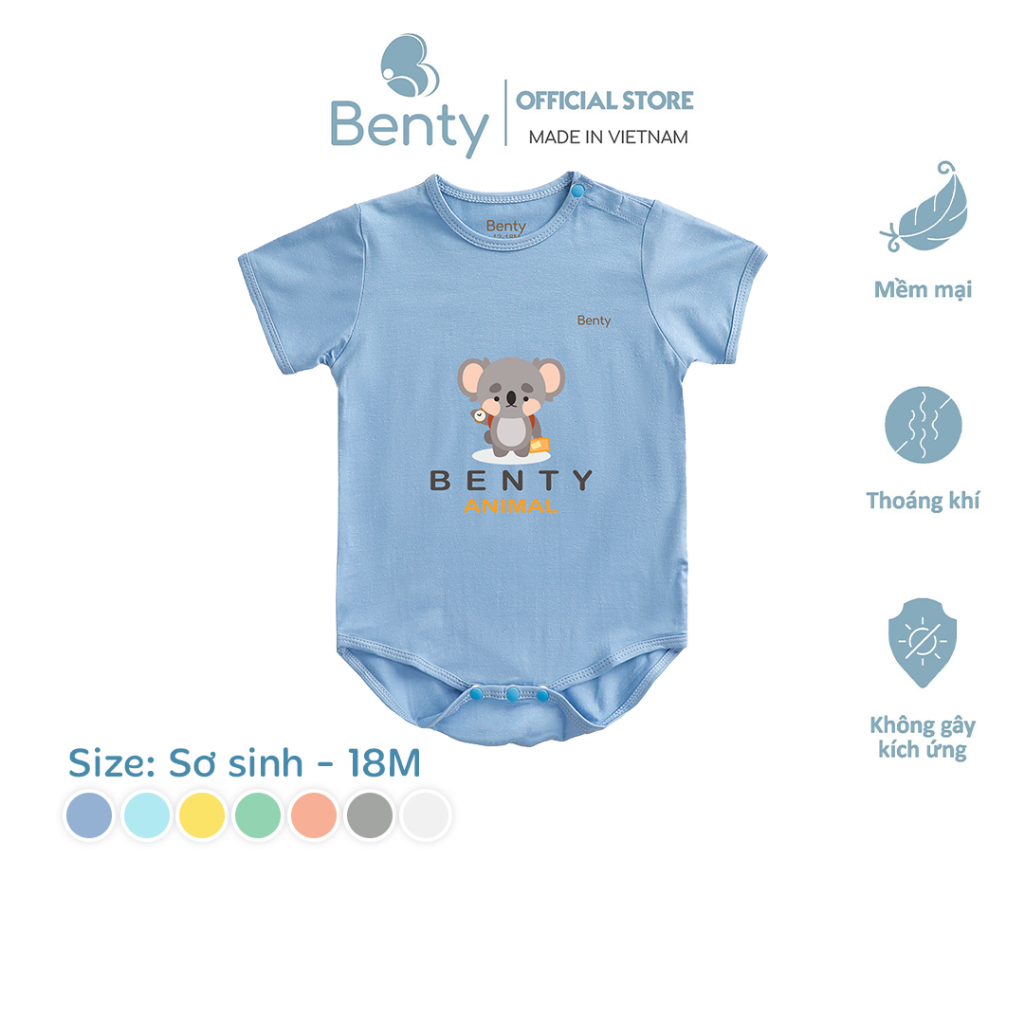 Body chip cao cấp in hình BENTY BT017 size sơ sinh (newborn) đến 18 ...