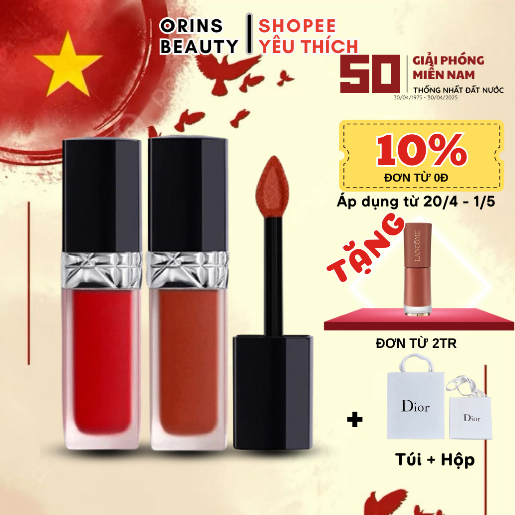 Son Kem Dior Rouge Forever Liquid Auth Đủ Màu Chất Son Mịn Lì Thấm Nhanh Giàu Dưỡng Không Gây ...