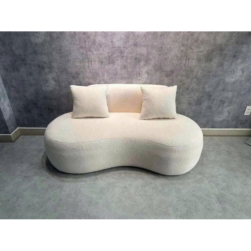 sofa cong hình hạt đậu kt 1m4 (tặng kèm 2 gối) | Shopee Việt Nam
