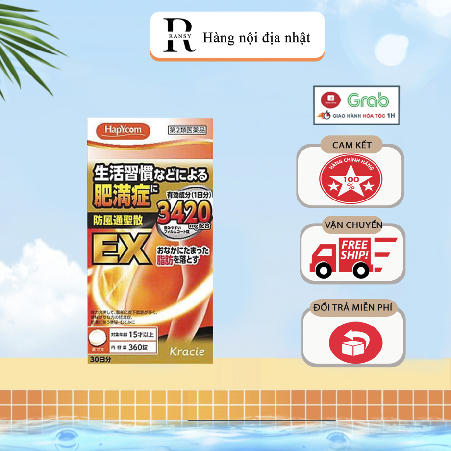 VIÊN UỐNG GIẢM MỠ HAPYCOM EX KRACIE 360 VIÊN Nội Địa Nhật Bản | Shopee Việt Nam