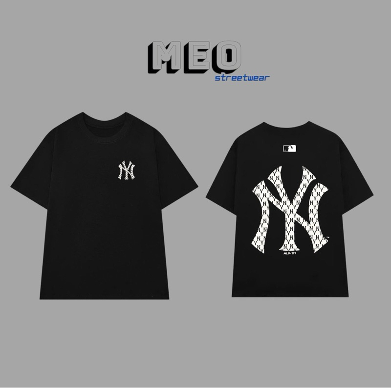 [FULL BOX] ÁO THUN MLB FORM RỘNG VẢI COTTON 2C CAO CẤP | Shopee Việt Nam