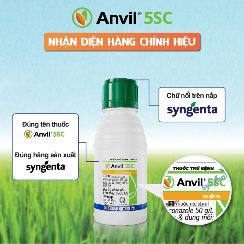 Anvil 5SC Chính hãng Syngenta Chai 1 Lít | Shopee Việt Nam