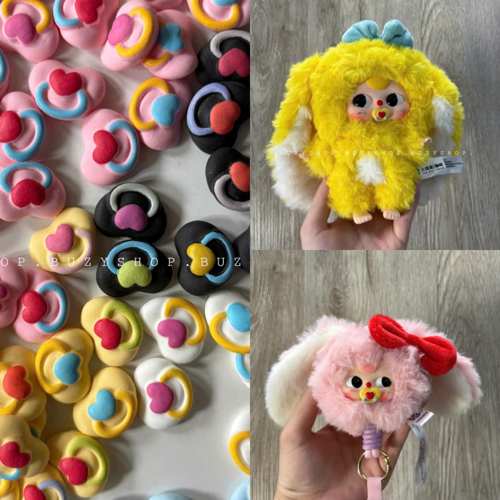 [LOẠI CHO 80%] Núm ti giả, tuti trang trí baby three, tyke, migo, liila ...