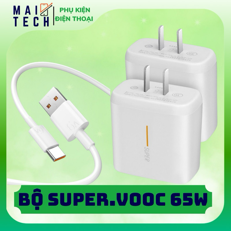 Bộ sạc oppo SUPERVOOC 65W chỉ vàng sạc nhanh loại đủ dòng củ nặng chân bọc nhựa M13 | Shopee ...