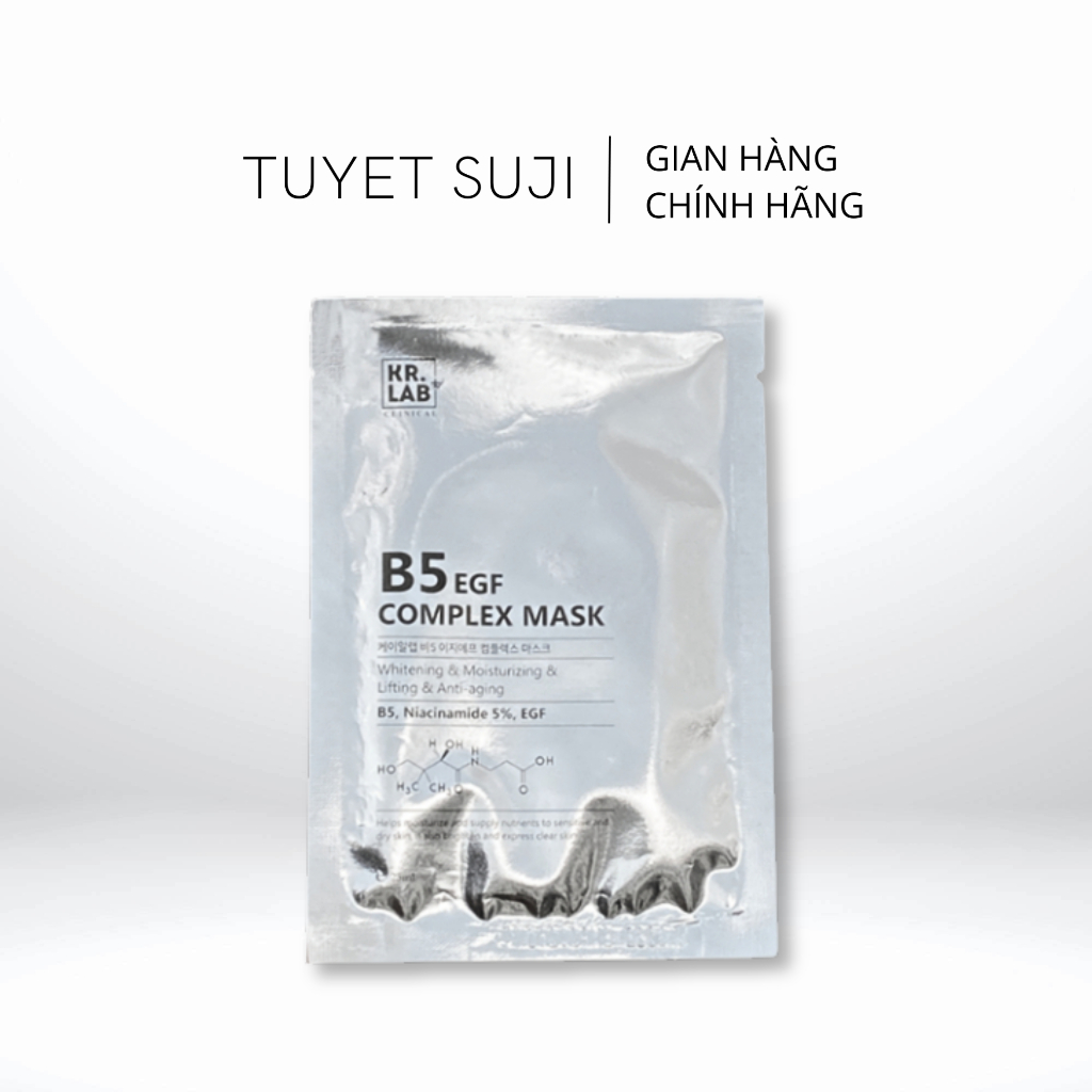 Mặt nạ Mask B5 kr.lab B5 niacinamide EGF complex mask giúp cấp ẩm dưỡng ...