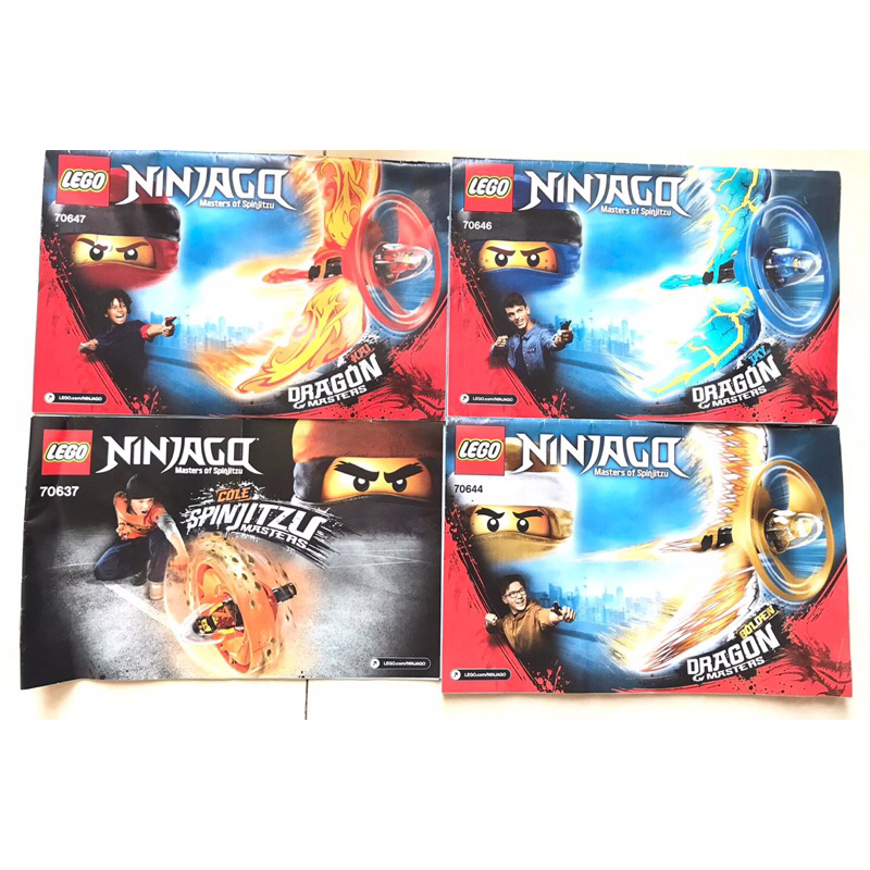 Lego Ninjago Master of Spinjitzu 70646 70647 70637 có sách, không hộp ...