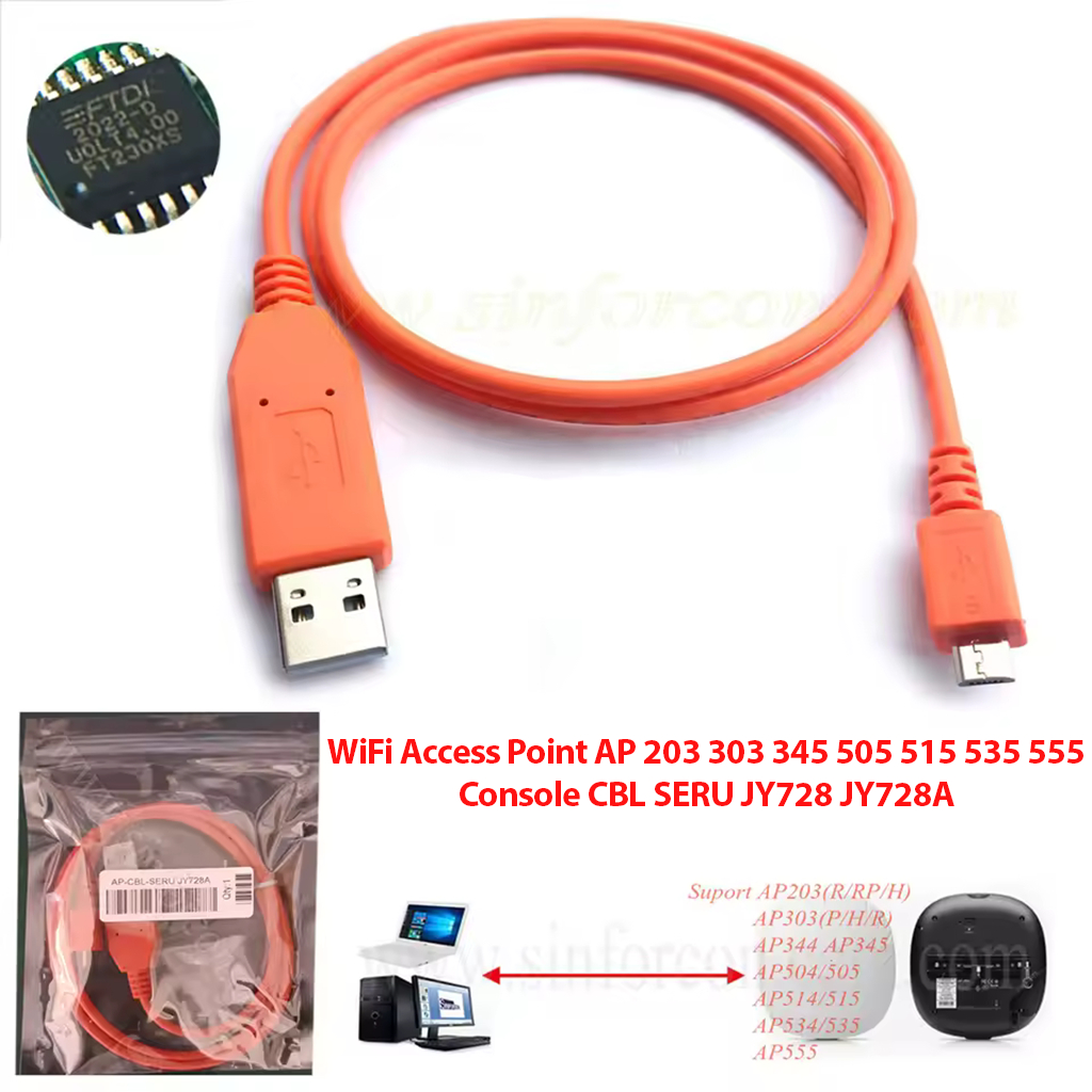 Dây Cáp Aruba Console USB to Micro USB 5Pin HPE JY728A AP-CBL-SERU sử ...
