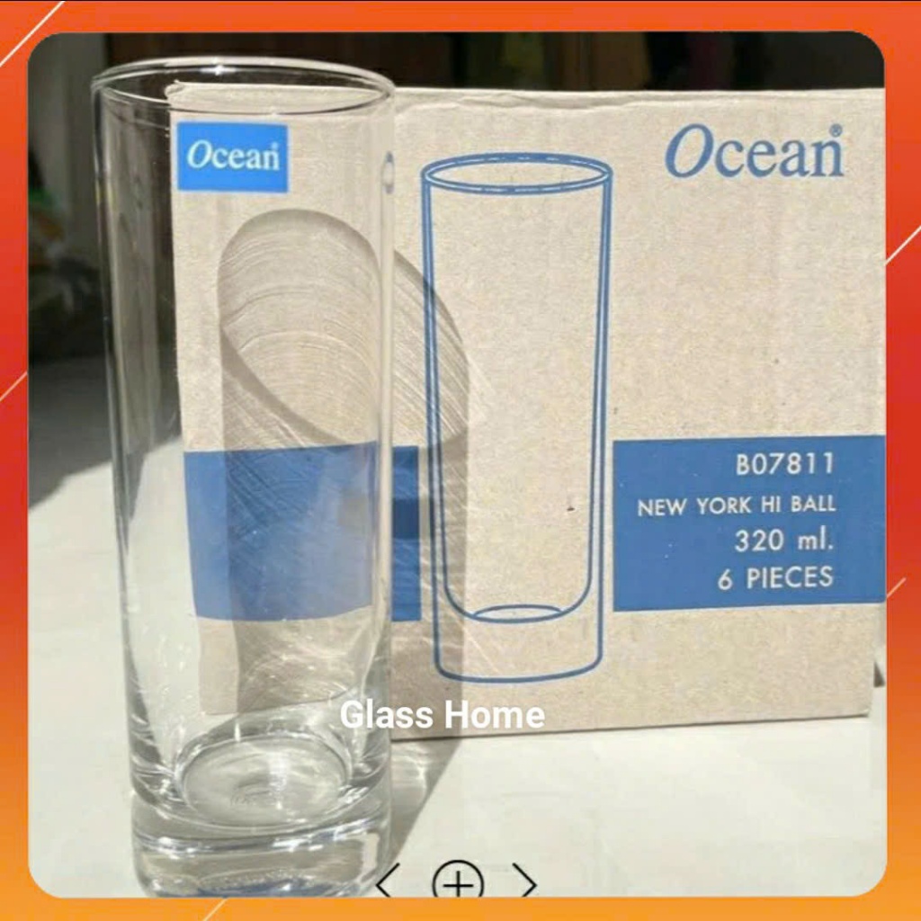 Cốc Thủy Tinh Ocean New York Long Drink 310ml 6 chiếc B07811 Ly thủy ...