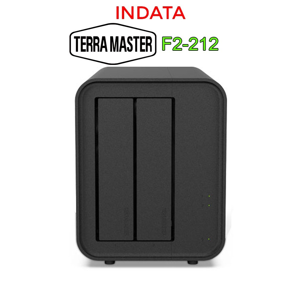 Ổ cứng mạng NAS TerraMaster F2-212 Quad-core 1.7GHz CPU, RAM 1GB DDR4 ...