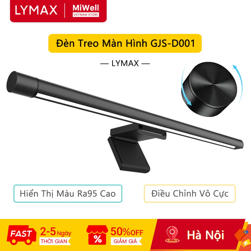 LYMAX Đèn Treo Màn Hình GJS-D001, Cao Chỉ Số Hiển Thị Màu Ra95, Giảm ...