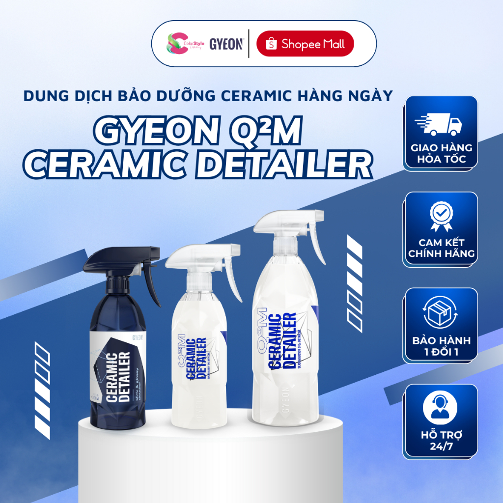 (Mới) GYEON Q²M Ceramic Detailer, Dung Dịch Bảo Dưỡng Ceramic Và Làm ...