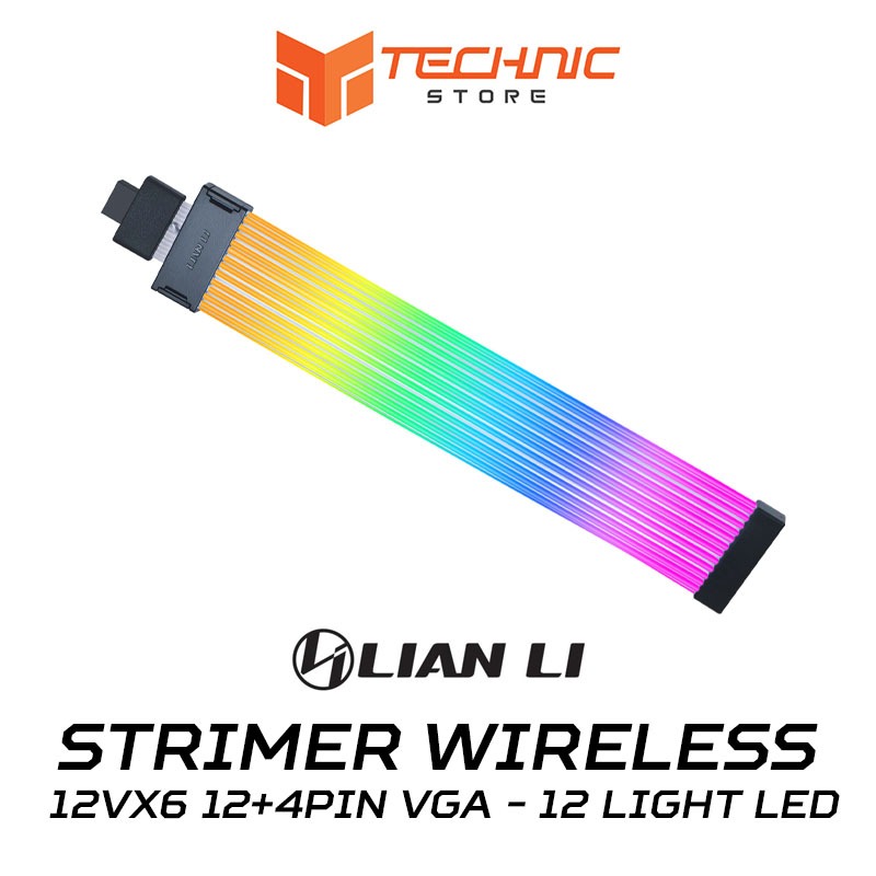 Cáp nguồn Lian Li STRIMER WIRELESS 12V-2x6 16PIN VGA - 12 LED | Shopee ...